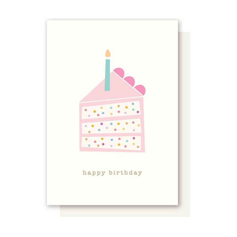 SLICE OF CAKE BIRTHDAY CARD – Elly Oak